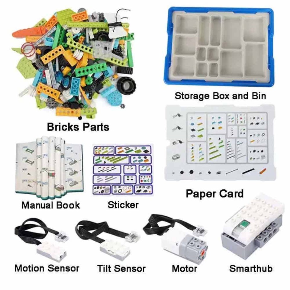 WeDo 2.0 Core Set Robotics STEAM Boxed Kit Compatible W/ 45300 We-Do ...