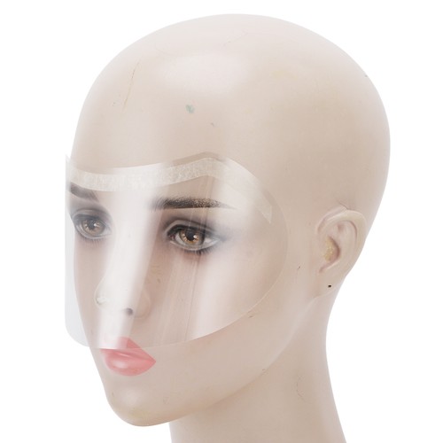 50pcs Disposable Face Visors Transparent Protective Shower Visors For ...