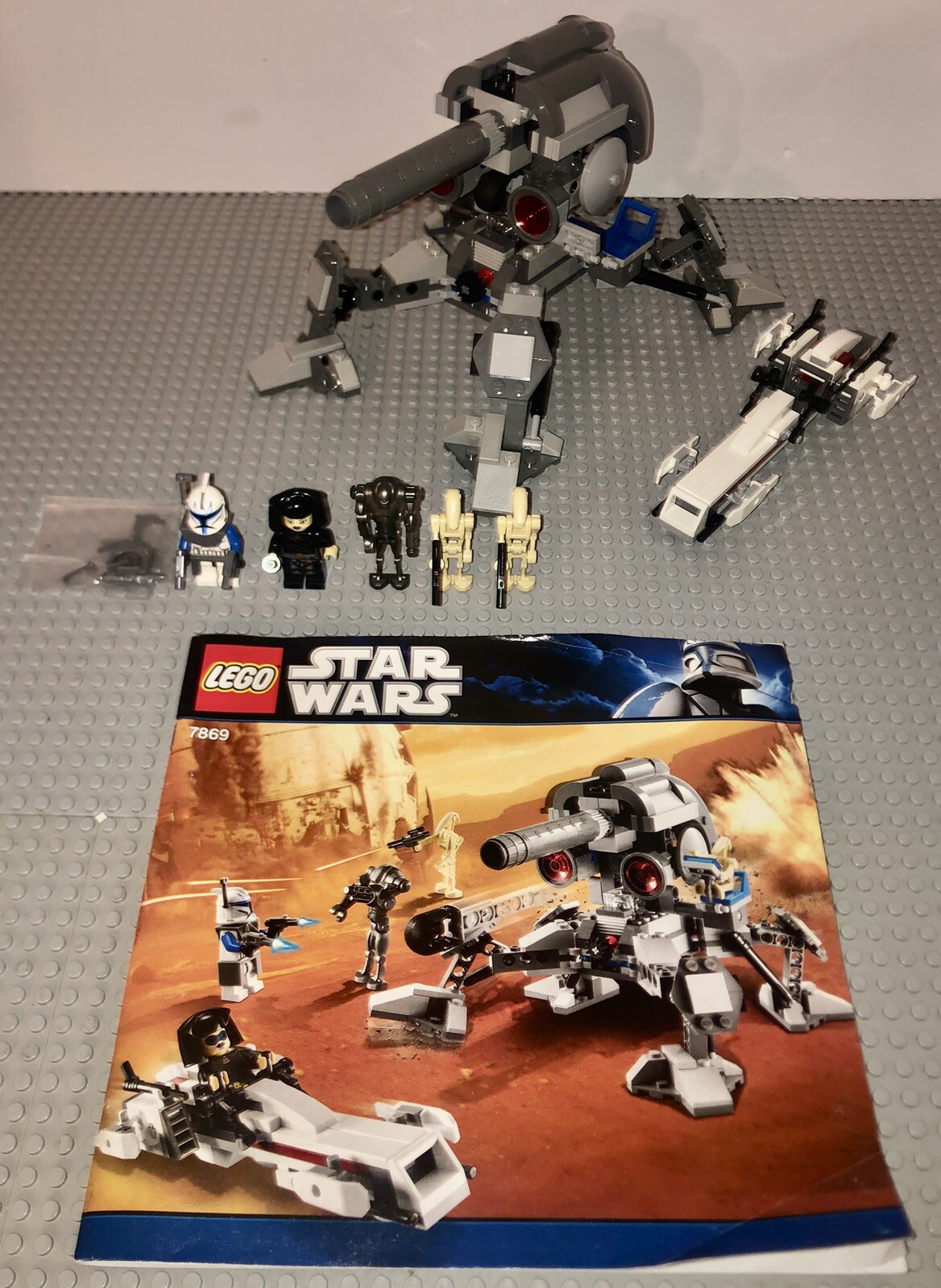 Lego 7869 Star Wars Battle for Geonosis Complete Set Minifigures Manual ...