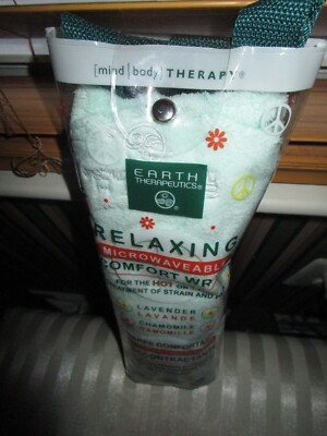 Earth Therapeutics Comfort Wrap Microwavable Relaxing Lavender Hot Cold ...