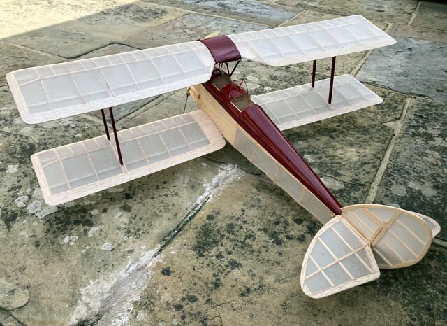 Mercury Tiger Moth 33in RC Scale Model Plane Laser Cut Balsa Wing RIB ...