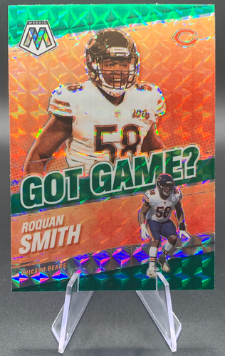 2021 Roquan Smith SP #GG-23 Panini Got Game? Green & Orange Mosaic ...