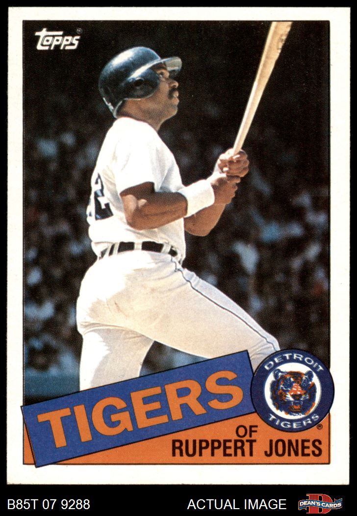 1985 Topps #126 Ruppert Jones Tigers 6 - EX/MT B85T 07 9288 | eBay