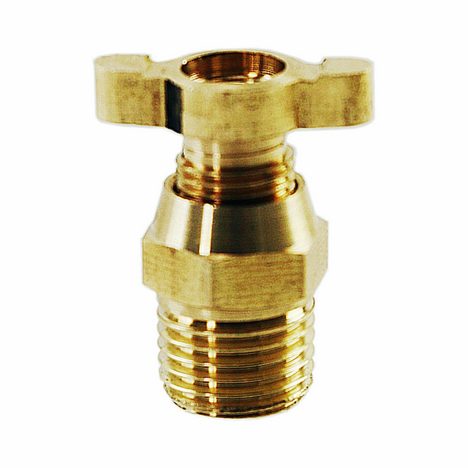 Brass Universal Petcock Drain Plug Fit Radiator NPT 1/4-18 bsp 1/4" | eBay
