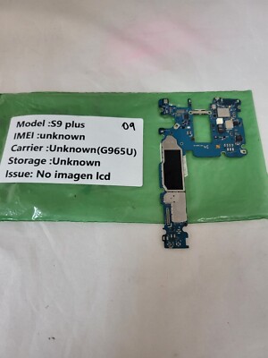 For Samsung Galaxy S9 plus 4G SM-(G965U) Mainboard Motherboard *Read-09 ...