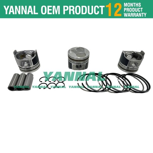Piston + Ring Kit Set STD 76mm for Kubota D1005 X 3 PCS | eBay