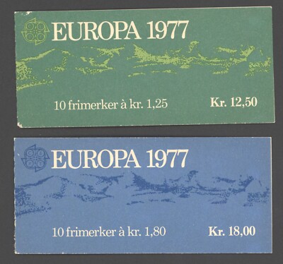 Norway Scott #693a, 694a, Europa Issue Complete Booklets | eBay