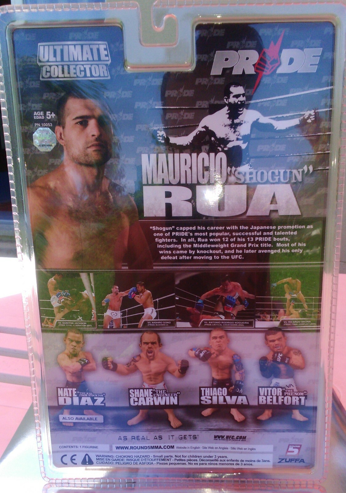 Figurine Pride Fc Mauricio Shogun Rua limited Round 5 figure collector ...