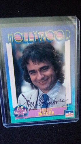 SIGNED Dudley Moore AUTOGRAPHED Starline Hollywood WALK OF FAME Card ...