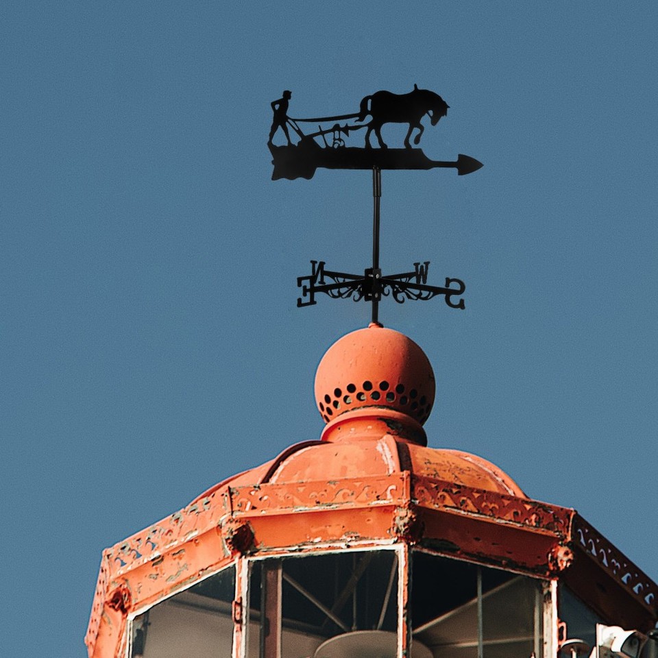 Wind Vane Horse Weathervane Ornament Retro Weather Metal Wind Vane ...