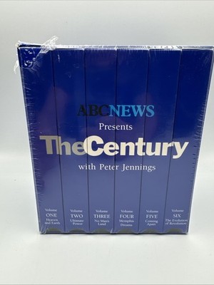 ABC News The Century with Peter Jennings 6 VHS Box Set New Factory ...