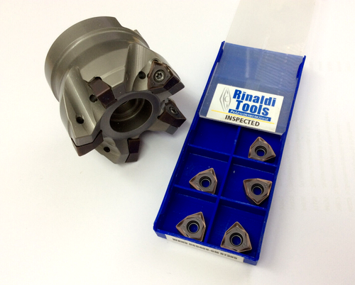 1 x 50mm 90° Messerkopf mit WNHU 06.... Z = 5 für Stahl & VA NEU! Mit ...