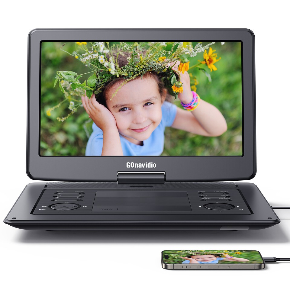 19 Full HD 1080P Portable DVD Player 16 Large Screen HDMI 6 Hrs 19-full-hd-1080p-portable-dvd-player-16-large-screen-hdmi-6-hrs
