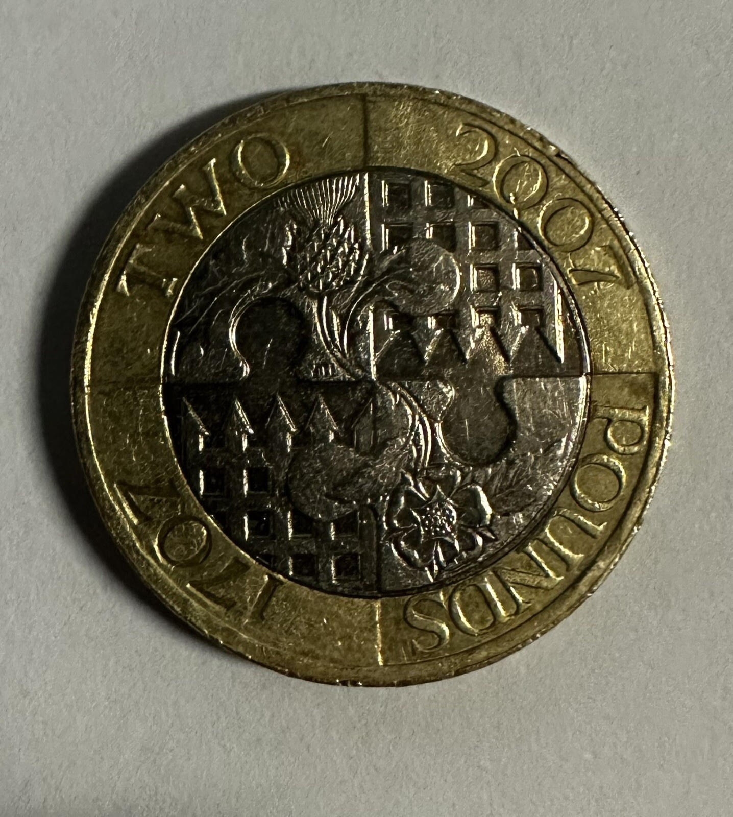 Rare Collectable 2 Pound Coin 1707-2017 Act Of Union Centenary Minting ...
