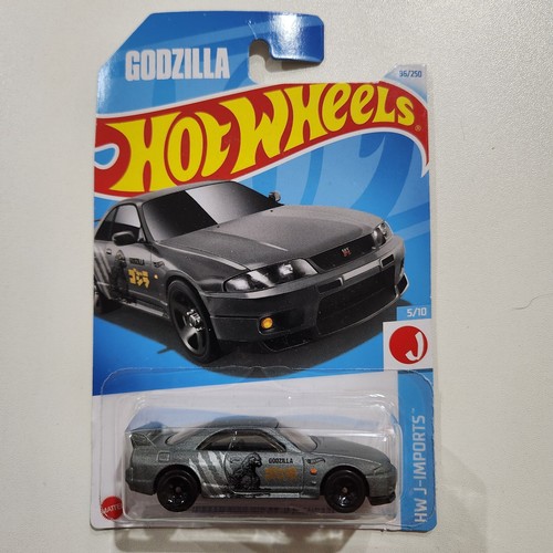 HOT WHEELS 2024 - NISSAN SKYLINE GTR R33 [GODZILLA] [GREY] NEAR MINT ...