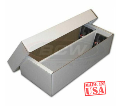 Pokemon Storage Box BCW 1600 COUNT Corrugated Cardboard Storage Box ...
