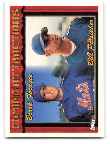 1994 Topps #785 Brook Fordyce/Bill Pulsipher NM-MT Mets | eBay