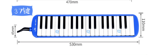 Advance 37 Keys Melodica Harmonium Air Piano Soprano Keyboard with case ...