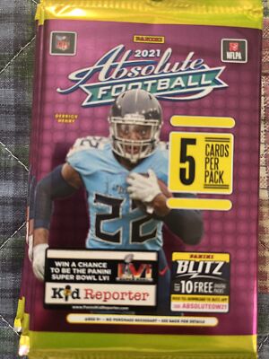 2021 Panini Absolute Football Packs Sealed NFL Lot RC Kaboom 10 Packs ...