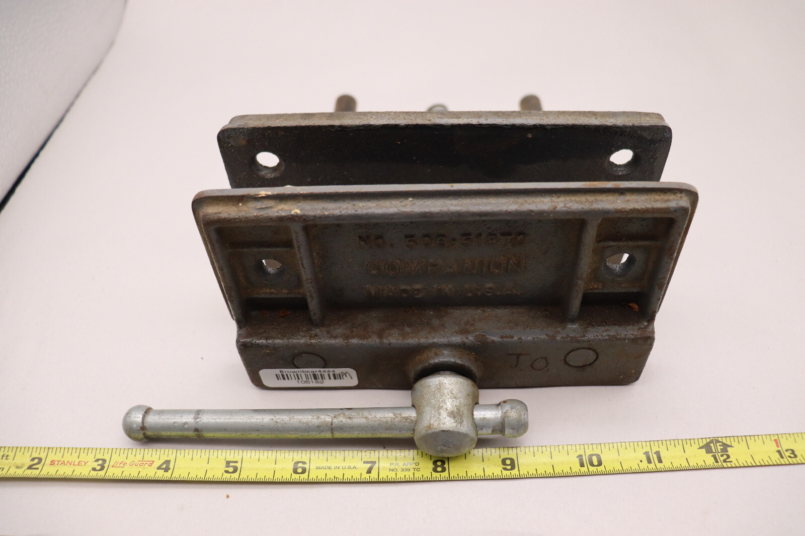 SEARS Companion Woodworking Vise 6 1/2'' x 4 1/2" Jaw Made In USA ...