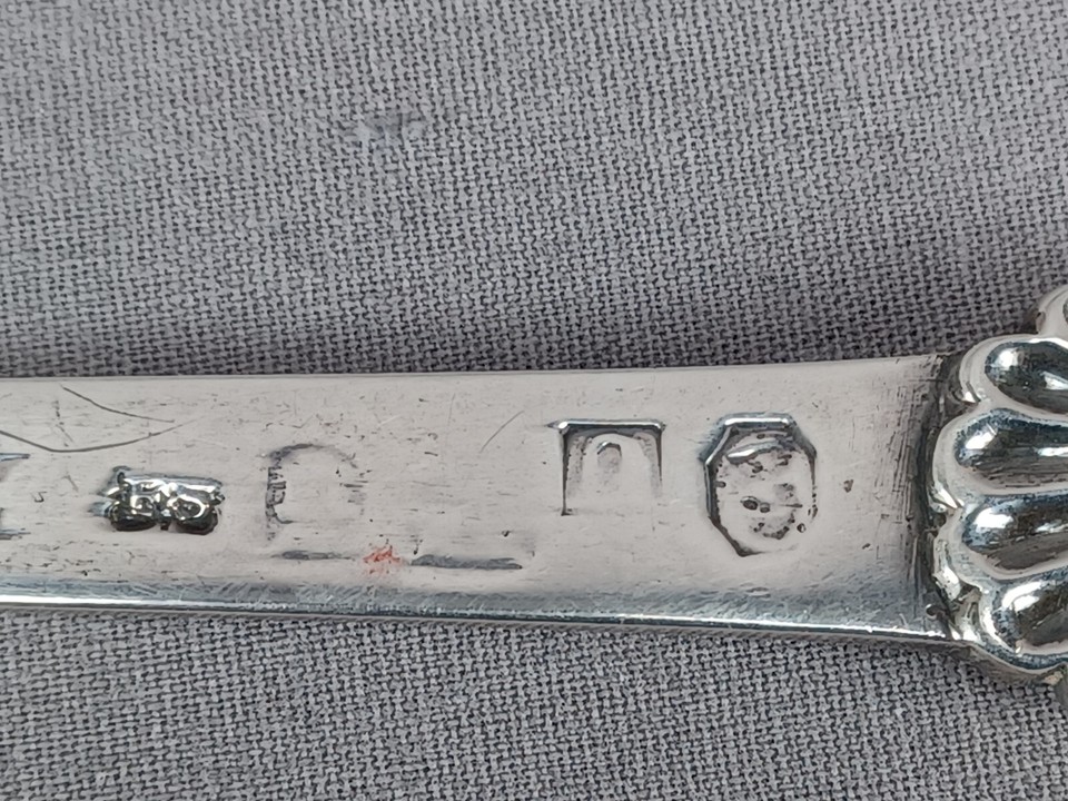 Francis Spilsbury II London Georgian Sterling Silver Meat Skewer C ...