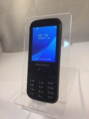 Mobiwire Aponi 3G Vodafone Black Mobile Phone Bluetooth/FM 64MB RAM 2. ...