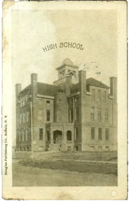 1900s BUFFALO, NY, HIGH SCHOOL BUILDING POSTCARD or BLOTTER | eBay