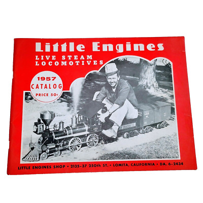 Little Engines Live Steam Locomotives Catalog 1957 Model Railroad ...