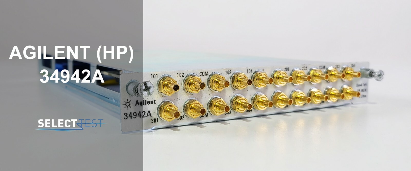 AGILENT (HP) 34942A QUAD 1X4 75Ω 1.5GHz MULTIPLEXER MODULE **LOOK ...