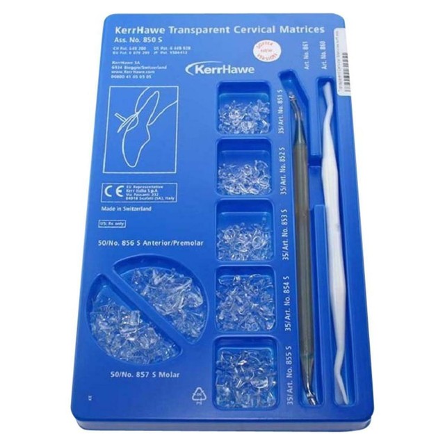 Dental Kerr Hawe Transparent Cervical Matrices Assortment for sale ...