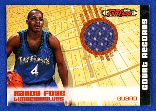 2006-07 Topps Full Court - Court Records Randy Foye #CR20 Relic /499 ...