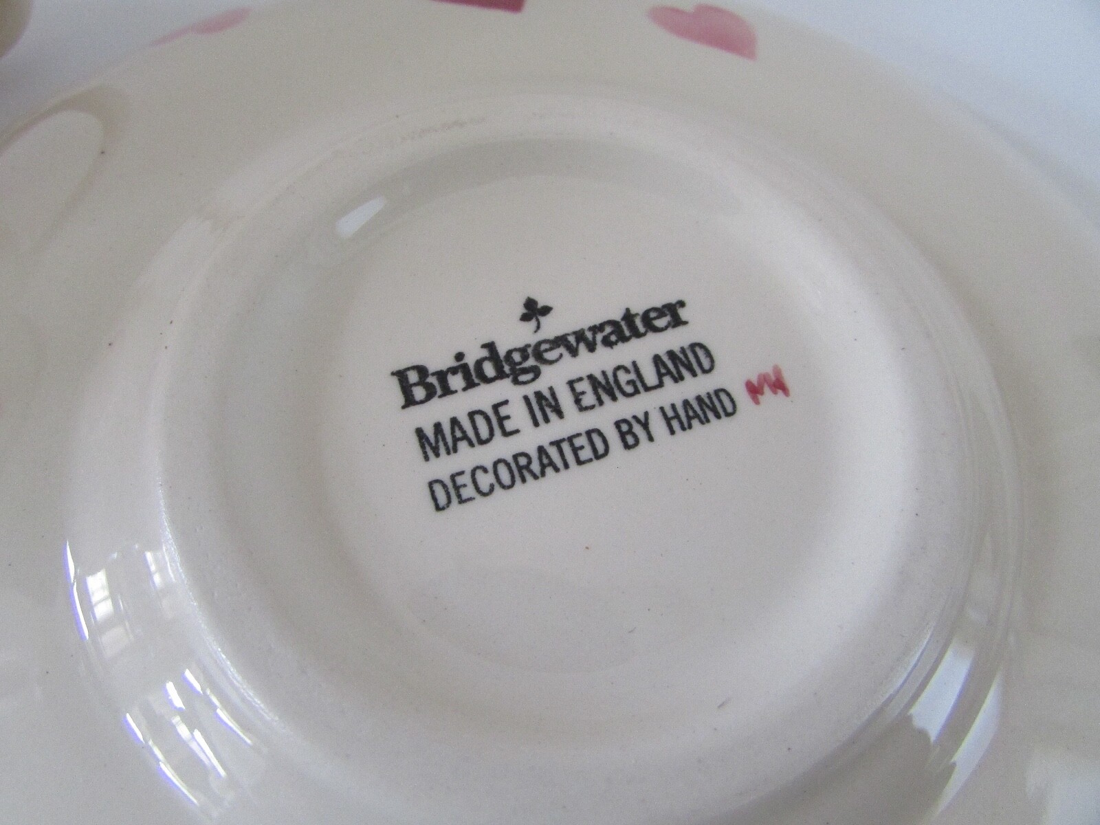 VTG Emma Bridgewater England Heart & Flower Cup & Saucer | eBay