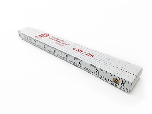 Carpenter's Folding Rule Lightweight Composite Construction Ruler, 6 ...
