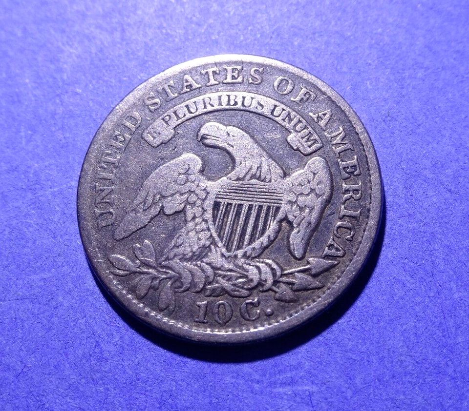 1833 Capped Bust Dime Fine | eBay