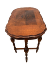 Rare Italian Victorian Parlor Table Six Legs Rectangular shape Burled ...