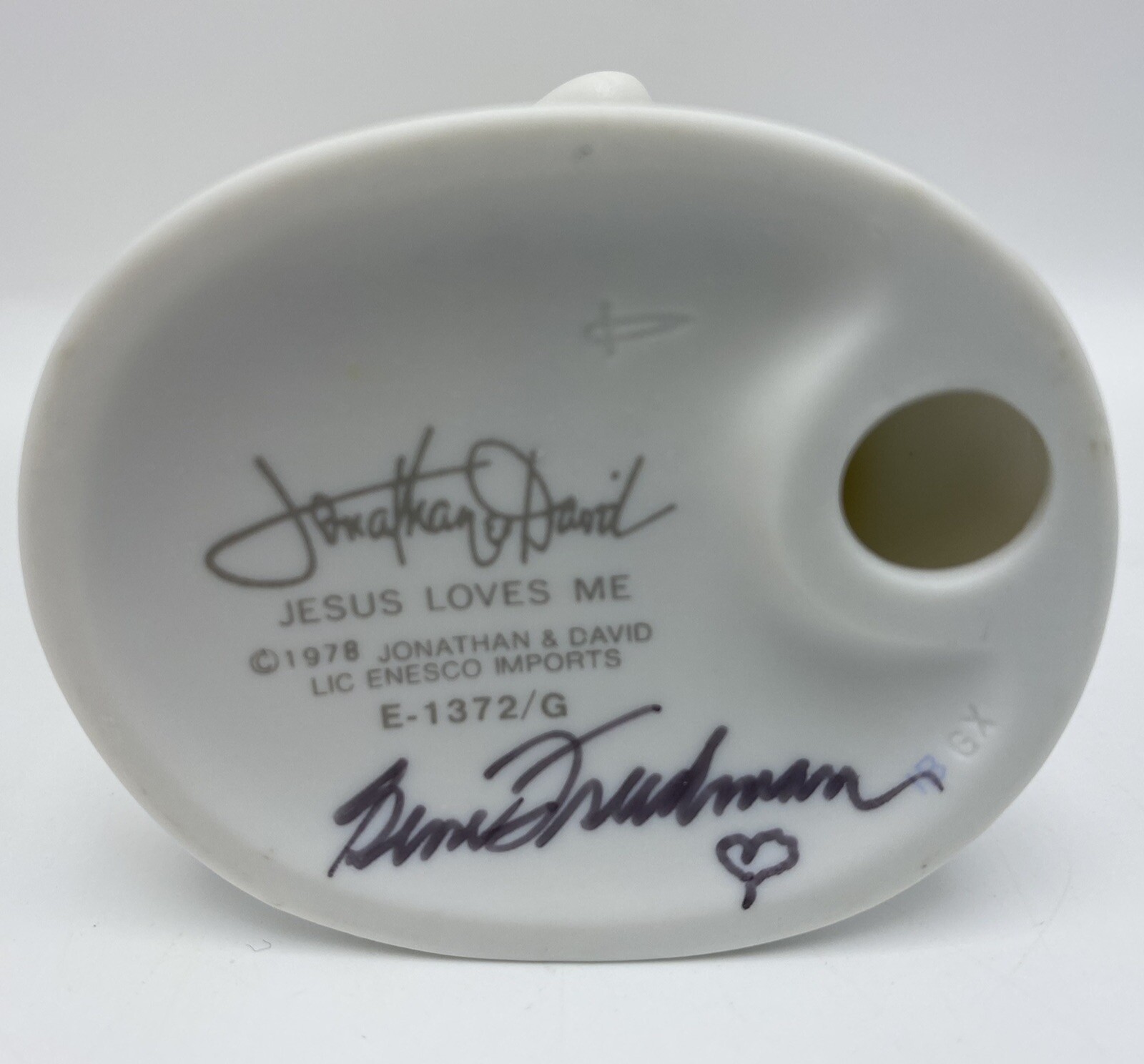 Signed Gene Freedman 1978 Precious Moments Jesus Loves Me Original 21 E ...