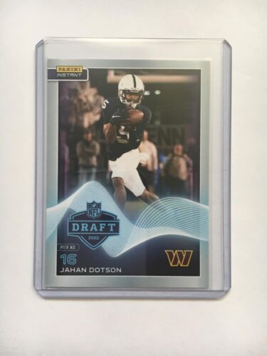 2022 Panini Nfl Instant Draft Night 13 Rc Jahan Dotson Commanders 721