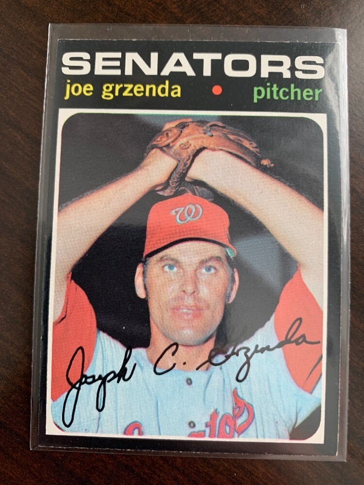 1971 Topps Baseball Joe Grzenda #518 Washington Senators EX+ | eBay