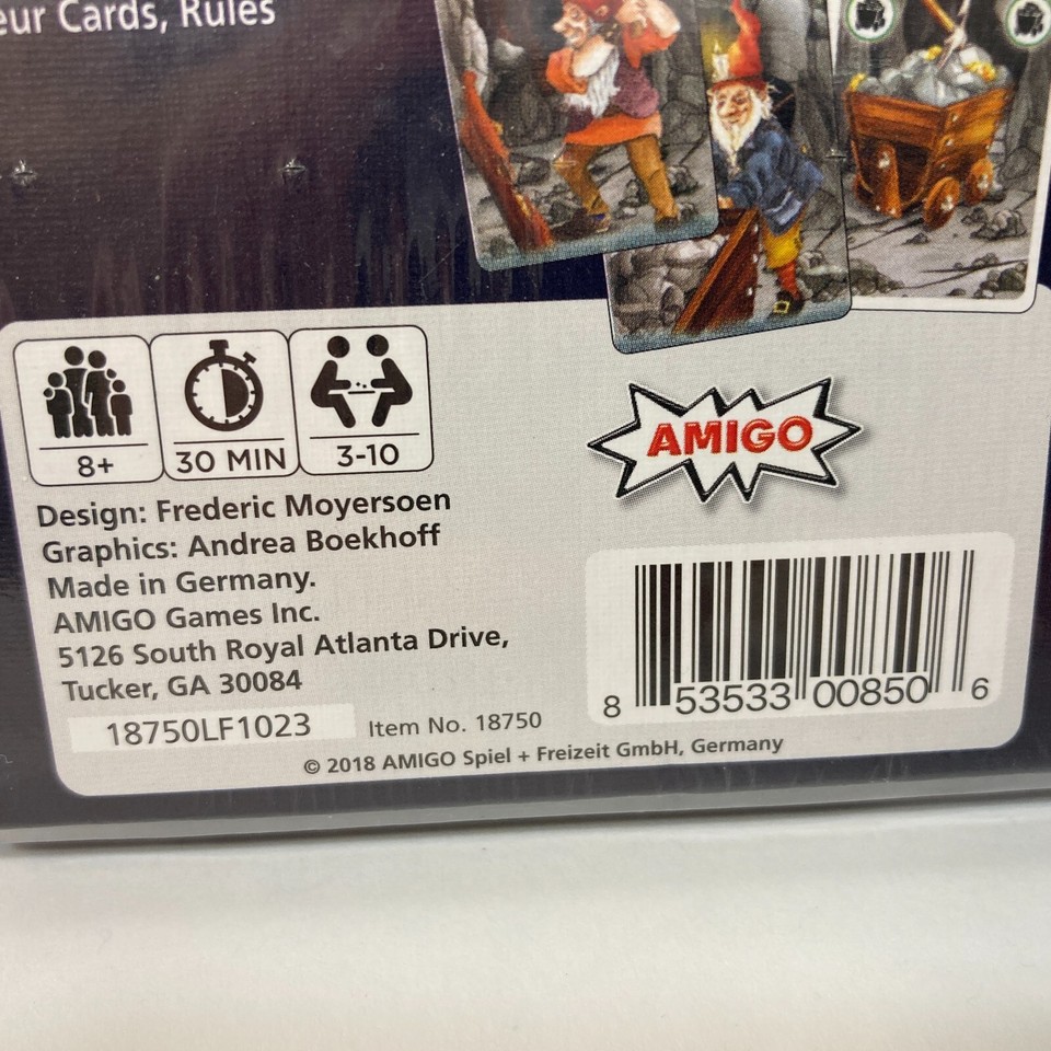 SABOTEUR CARD GAME english family board game age8+ 3-10players Amigo ...