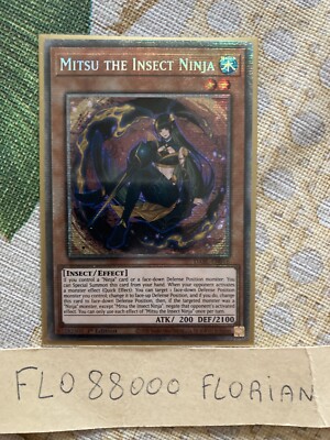 Yu-Gi-Oh Mitsu le Ninja des Insectes DABL-EN016 ANGLAISE Starlight Rare ...