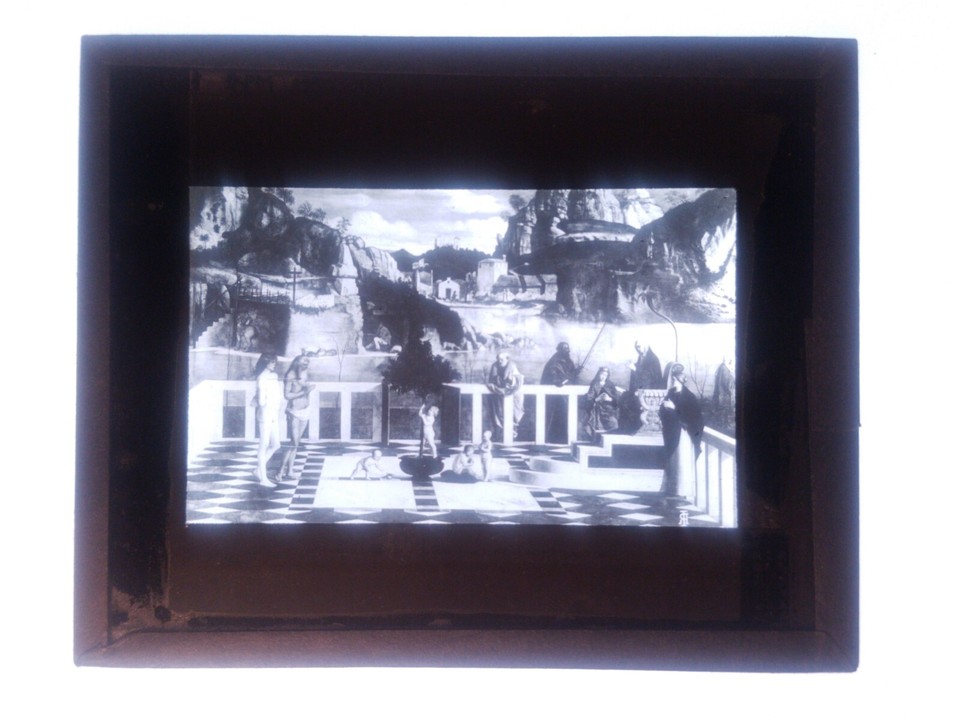 Allegory: The Tree Of Life, Giovanni Bellini, Magic Lantern Glass Slide ...