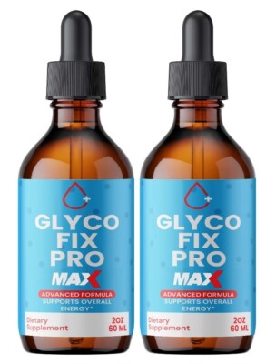 (2 Pack)Glyco Fix Pro MAX Blood Support Drops to Maintain Blood Levels ...