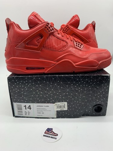 Jordan 4 Retro 11Lab4 Red 719864-600 Size 14 | eBay