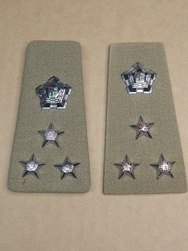 South African Army SADF Bush War Army Brigadier Shoulder Rank Boards ...