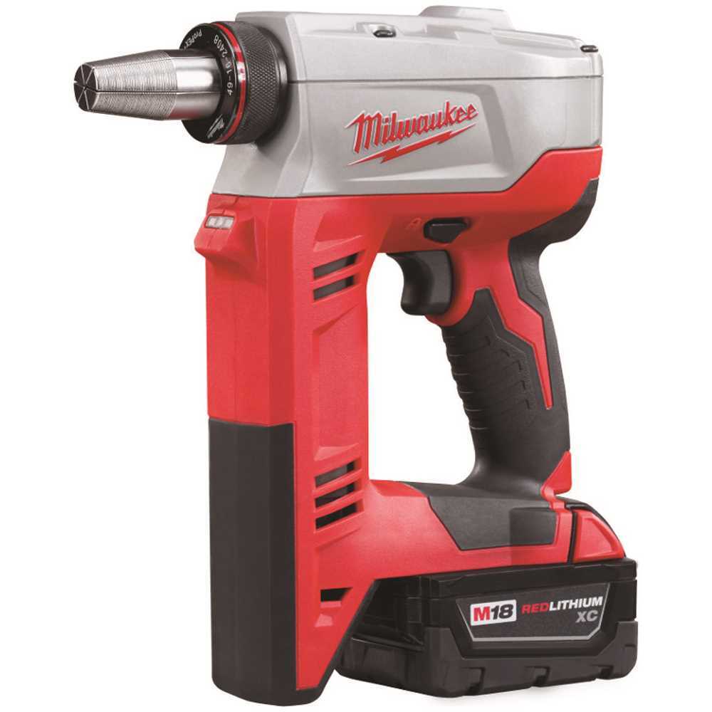 M18 18-Volt Lithium-Ion Cordless 3/8 in. to 1-1/2 in Expansion Tool Kit ...