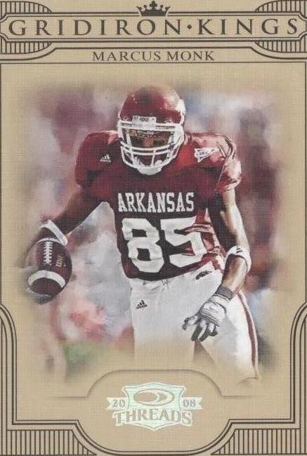 2008 Donruss Threads - College Gridiron Kings Marcus Monk #CGK-26 ...