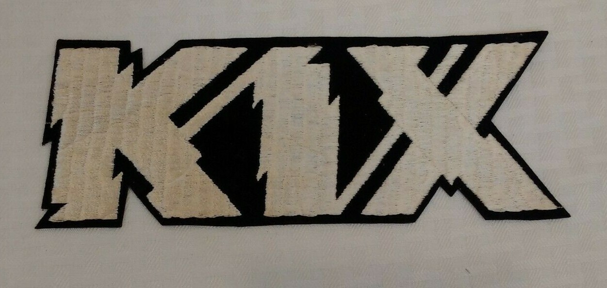Vintage 1980s KIX Cloth Woven Sew Patch Original Unused NOS LARGE Back Jacket | eBay