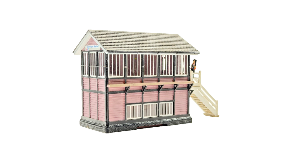 BACHMANN SCENECRAFT 00 GAUGE - 44-0074 - DOWNHAM MARKET SIGNAL BOX NSE ...
