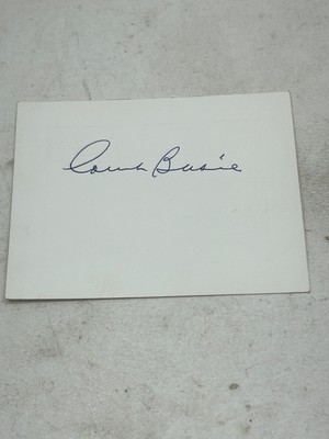 COUNT BASIE SIGNED CANOE CLUB BALLROOM COUNT BASIE & ORCHESTRA JUNE 9TH ...