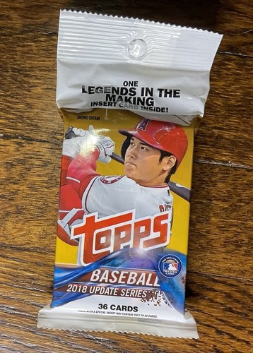 2018 Topps Update Series Unopened FactorySealed Fat Rack Pack - Ohtani ...